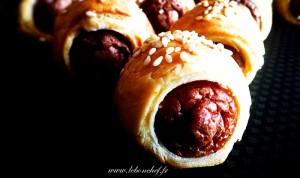 Mini-roulés à la saucisse - Recettes d'apéritif | Le bon Chef